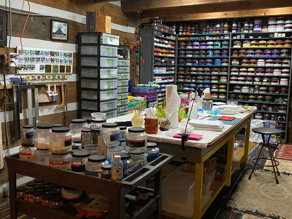 My Studio on Cattail Creek - Oatka Glass Studio